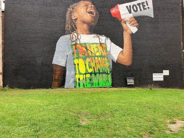 New VOTE! Mural - Sankofa Fine Arts Plus – I'm From Cleveland